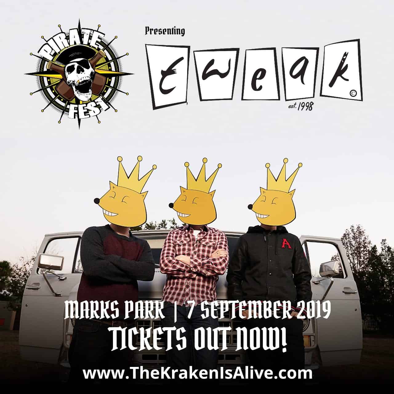 News: Tweak Announced As the Second Band Performing at Pirate Fest 2019 ...